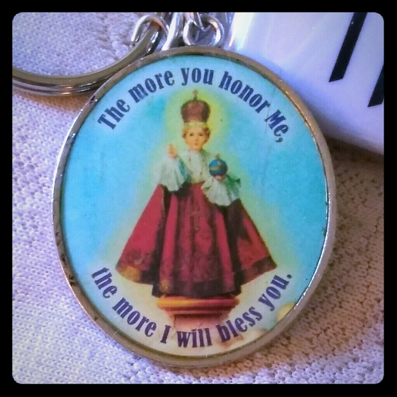 Vintage | Accessories | Vintage Infant Jesus Biblical Message Keychains ...